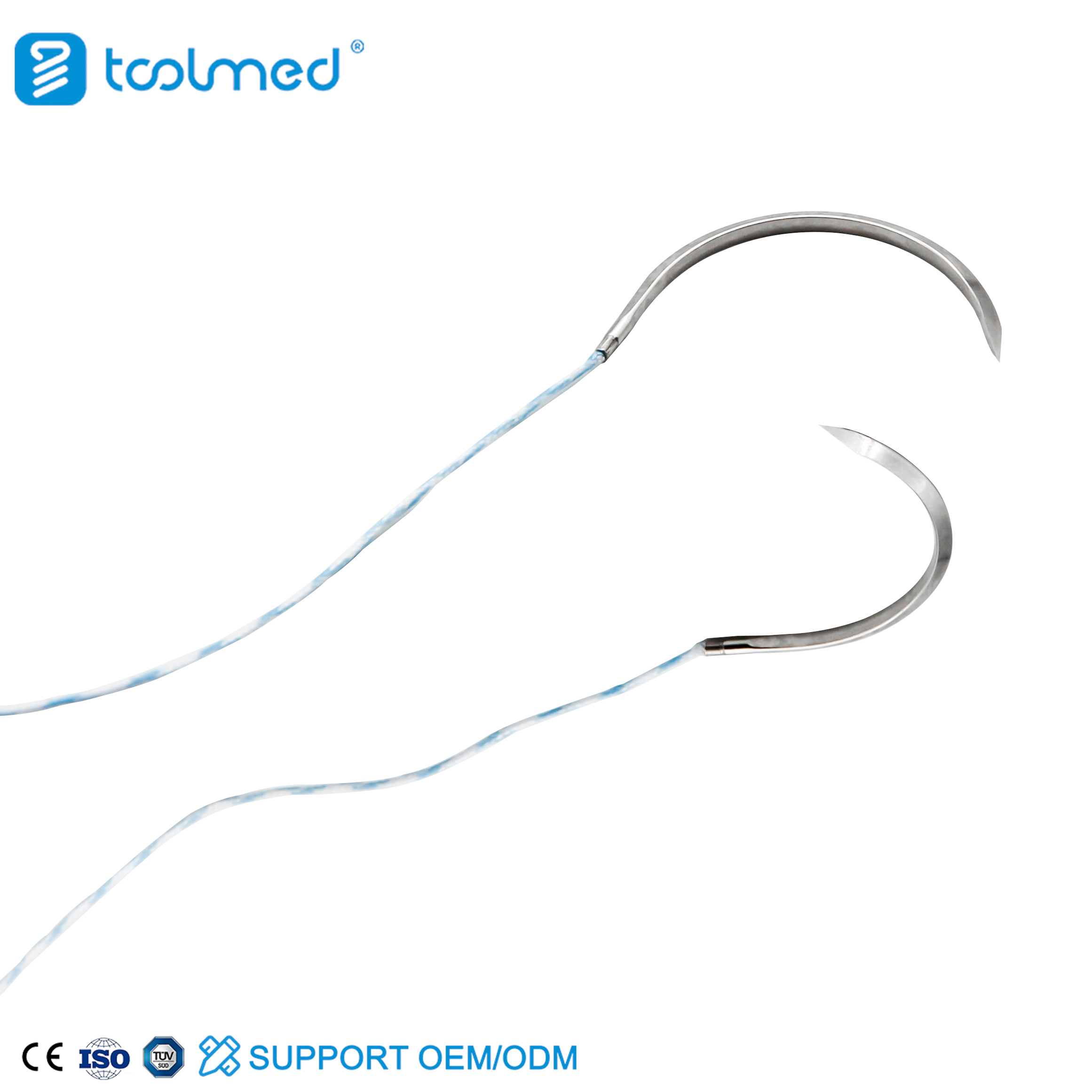 Non-Absorbable Surgical Suture with Needle - TOOLMED